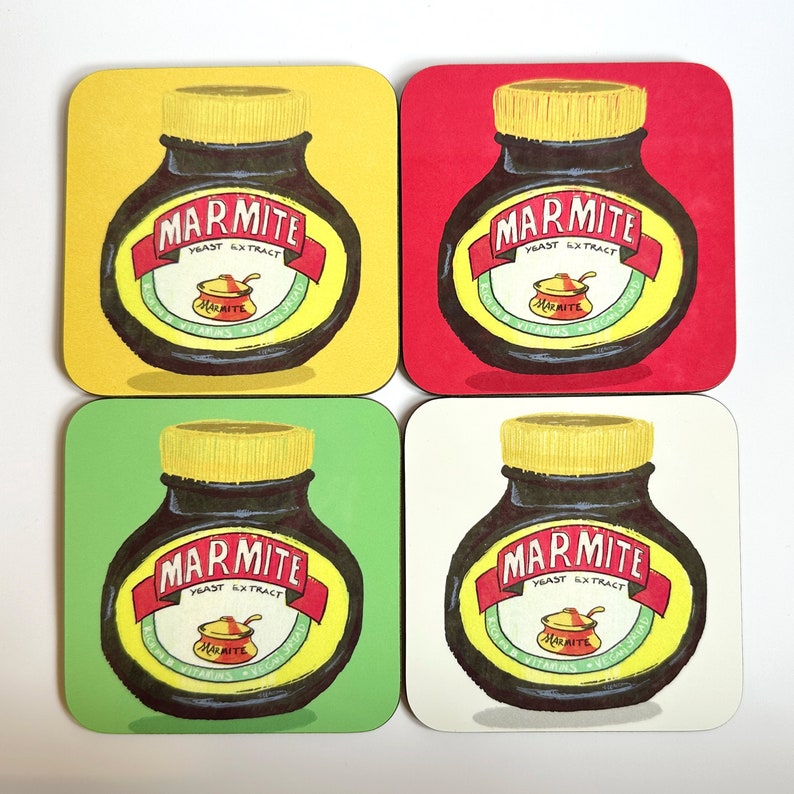 Marmite - Illustrated Mug and Coaster Set - Etsy