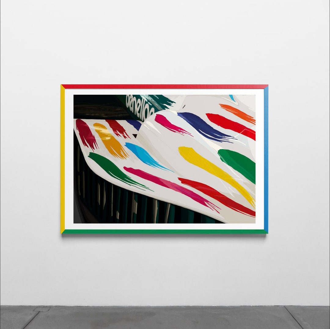 Benetton Art - B186 1986 Livery - Limited Edition - Etsy