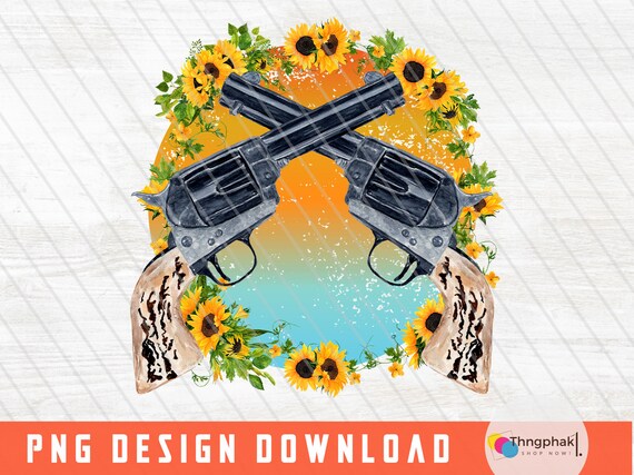 Retro Guns PNG Vintage Gun Design Png Vintage Guns PNG Guns | Etsy