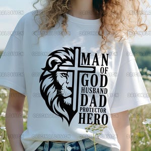Dad Svg, Christian Svg, Man of God Svg, Jesus Svg, Bible Verse Svg ...