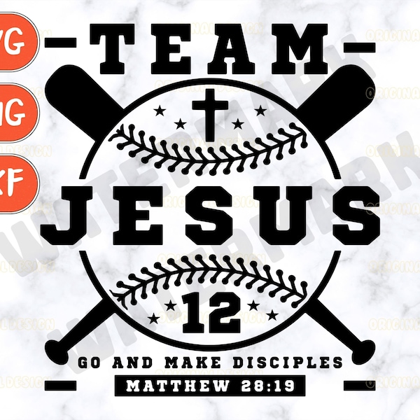 Jesus Baseball Svg - Etsy