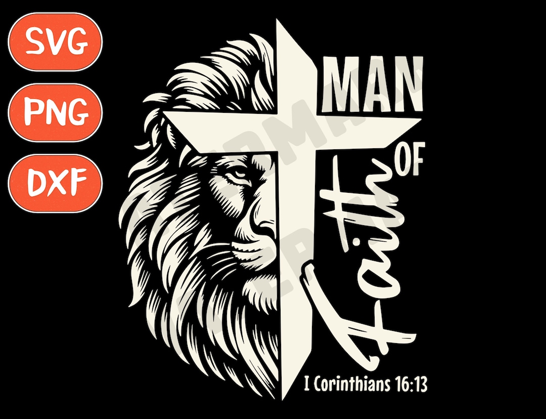Man of God Svg, Jesus Svg, Cross SVG, Christian Svg Png, Man of Faith ...