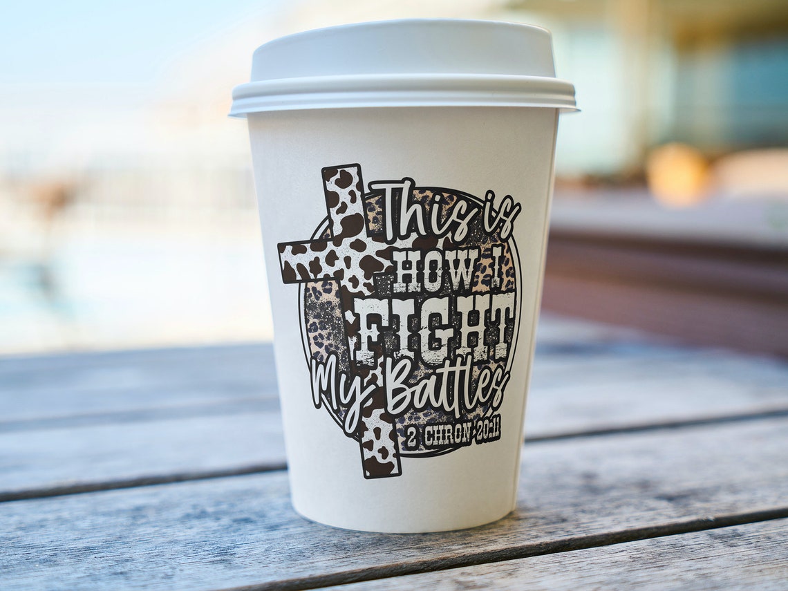 Cowhide Serape Western Png Cross Png This is How I Fight - Etsy