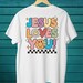 Jesus Loves You Groovy Png, Faith Png, Religious Sublimation, Christian ...