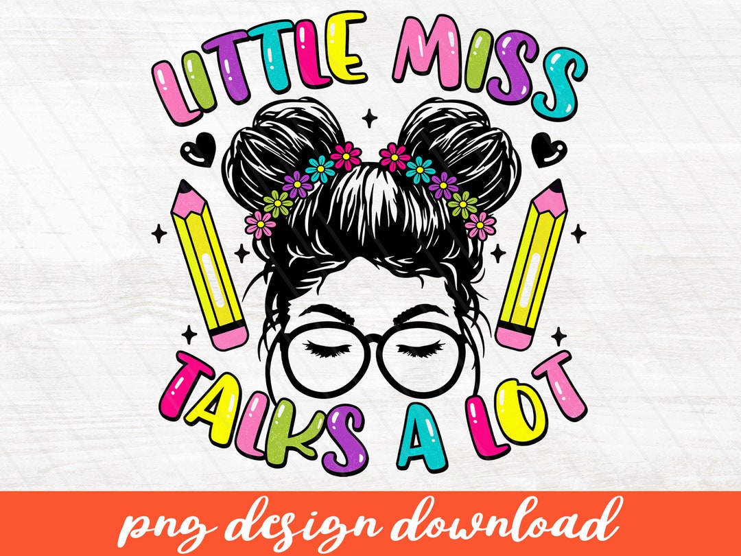 Back to School Little Girl Sublimation Pastels Png Little - Etsy