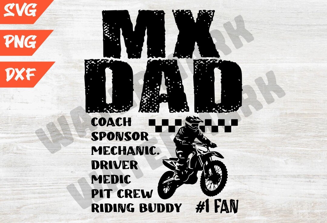 Moto Svg, Supercross Svg, MX Dad Svg, Racing Svg, Dirt Bike - Etsy