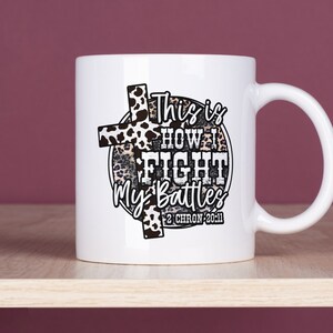 Cowhide Serape Western Png Cross Png This is How I Fight - Etsy