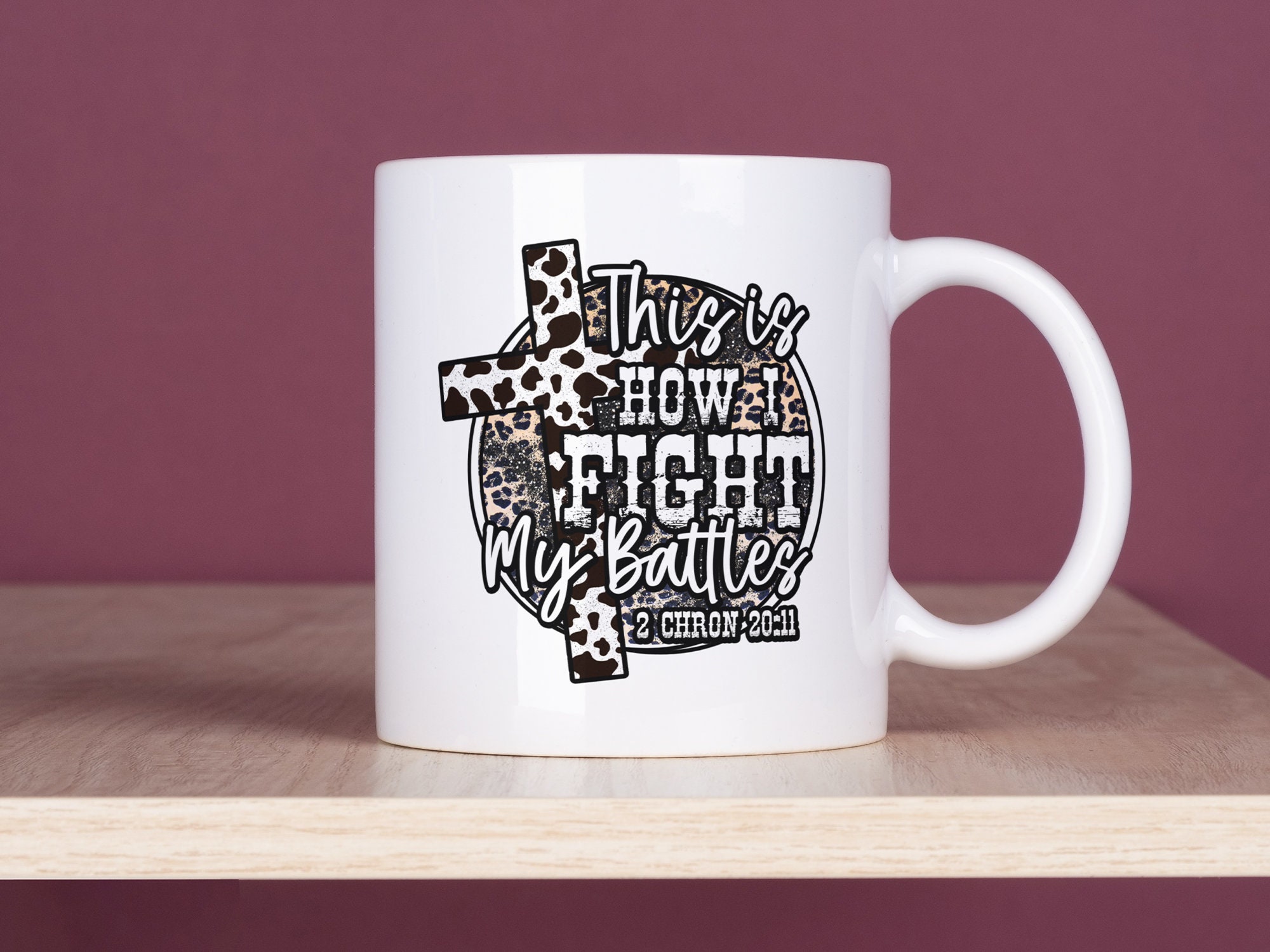 Cowhide Serape Western Png Cross Png This is How I Fight - Etsy