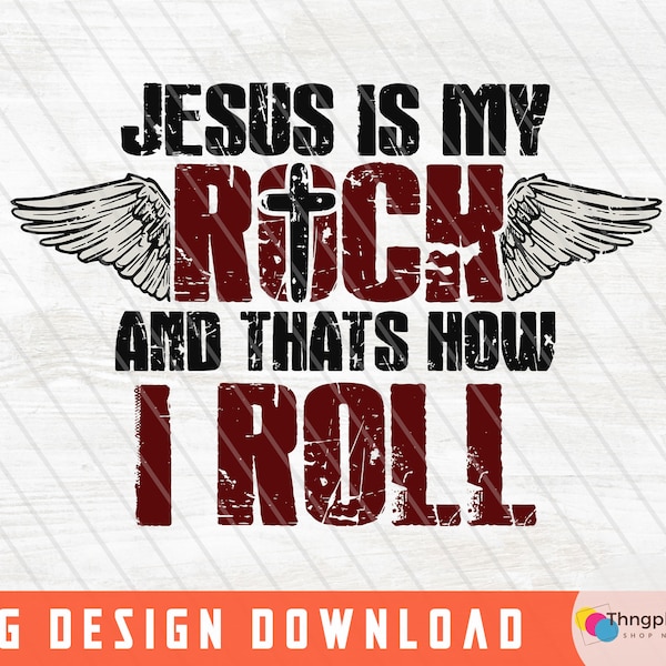 Jesus is My Rock - Etsy