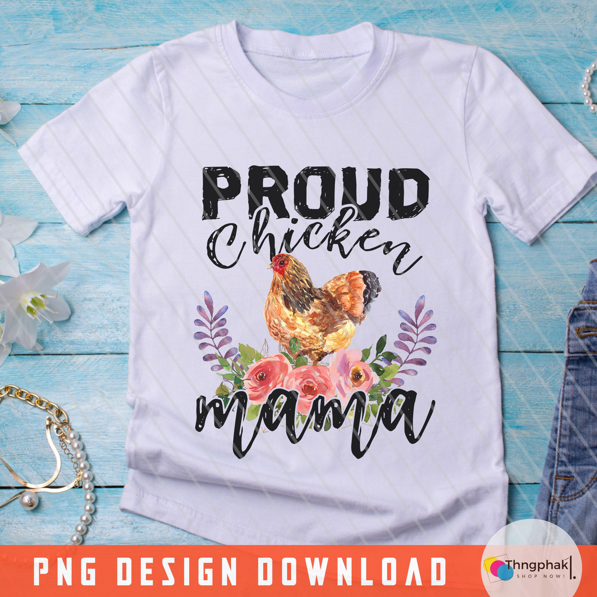 Proud Chicken Mama Chicken Png Hen Png farm Png | Etsy