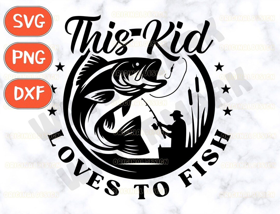 This Kid Loves to Fish Png, Fishing Boys Png, Kids Fishing Design ...
