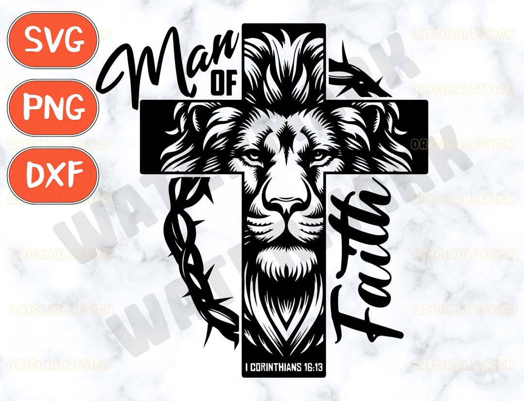 Man of Faith Svg, Religious Svg, God Svg, Jesus Svg, Cross SVG ...