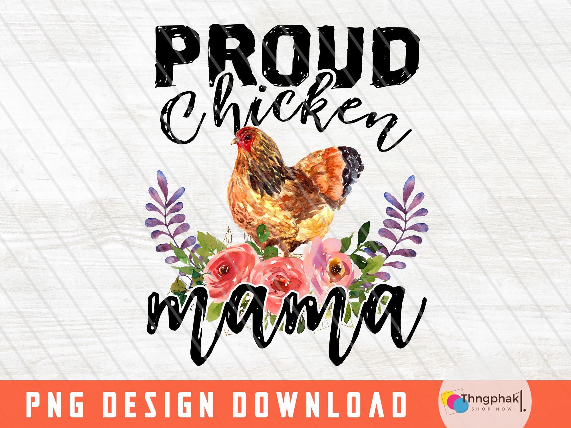 Proud Chicken Mama Chicken Png Hen Png farm Png | Etsy