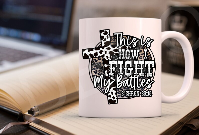 Cowhide, Serape, Western Png, Cross Png, This is How I Fight My Battles ...