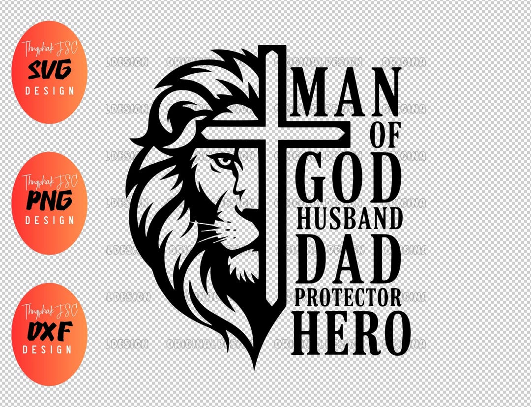 Dad Svg, Christian Svg, Man of God Svg, Jesus Svg, Bible Verse Svg ...