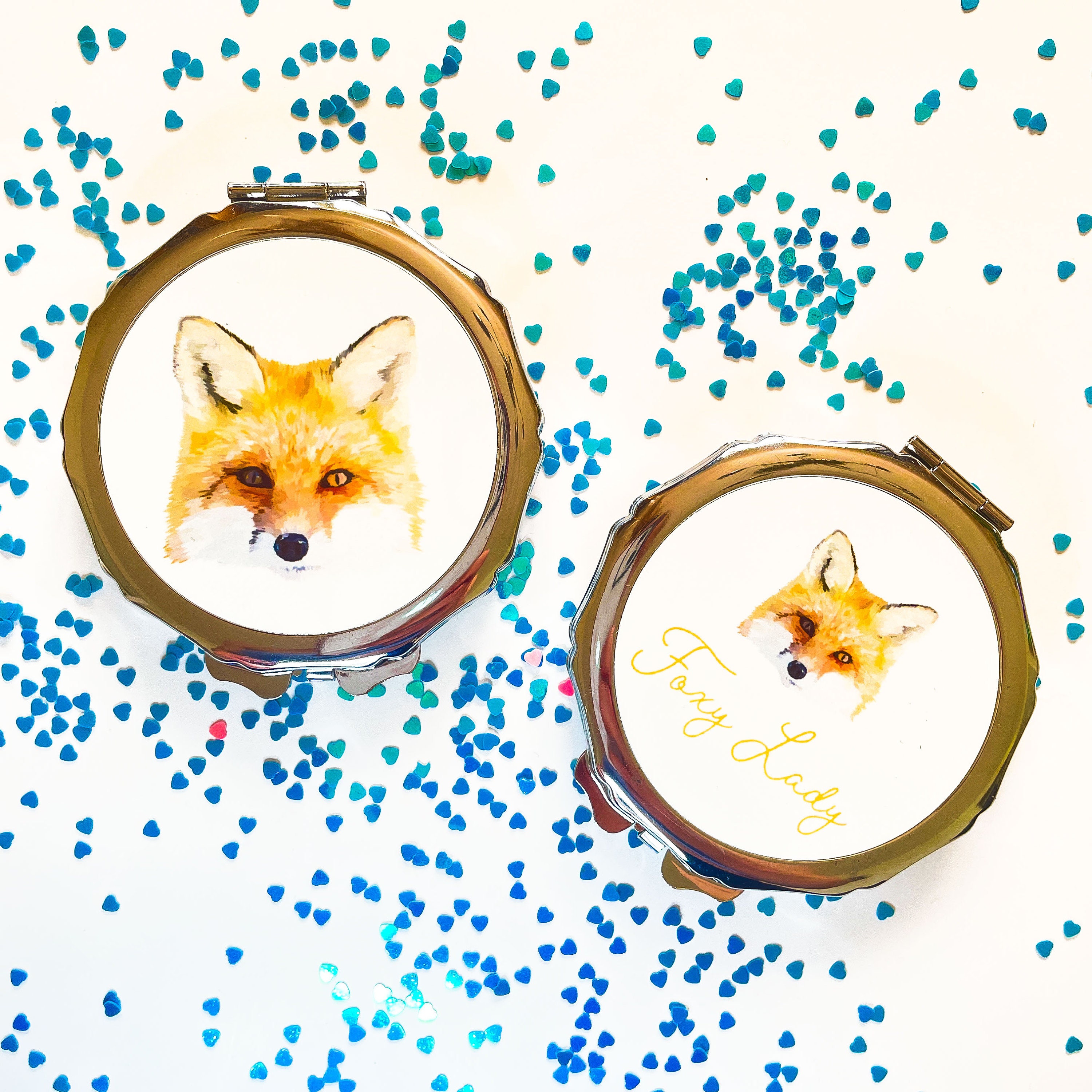 Animal Mirror Animal Pocket Mirror Bee Mirror Cow Mirror | Etsy