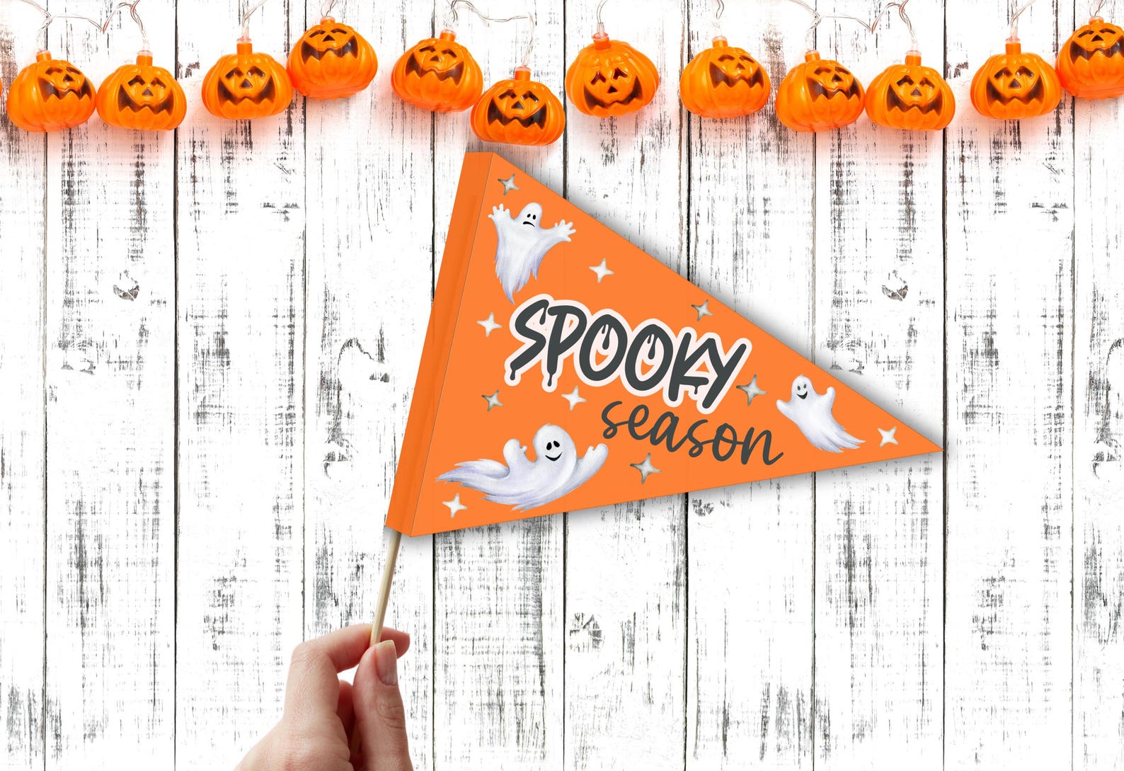 Printable Halloween Pennant Flags, Halloween Trick or Treat, Kids Boo ...