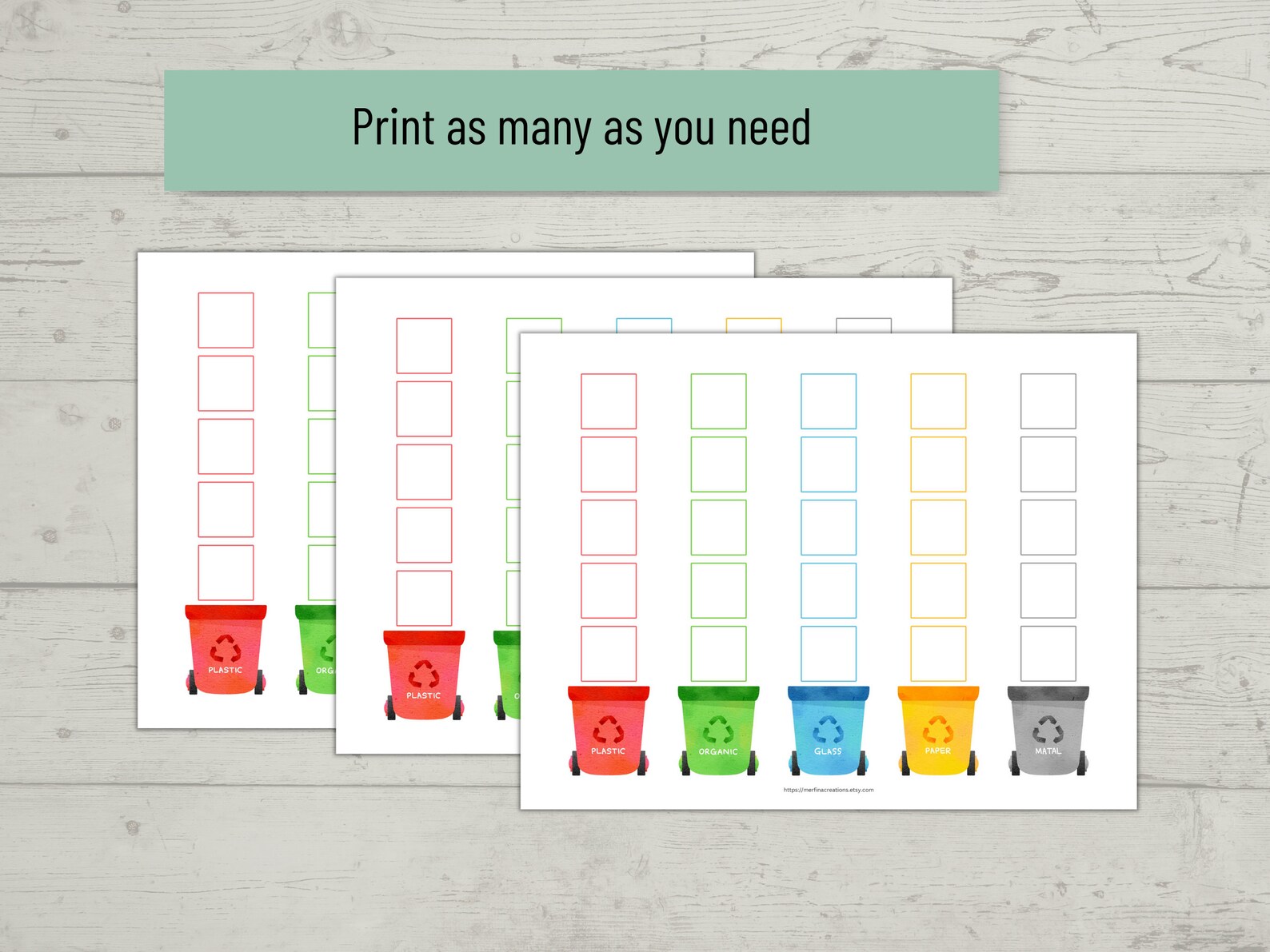 Recycling Sorting Game for Kids, Recycling Earth Day Activity, Recycling Learning Game, Trash ...