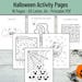 Halloween Matching Game for Kids, Halloween Printable Memory Game, Fall ...