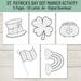 St.patrick's Day Dot Marker Printable Activity Pages, St.patrick's Do a ...