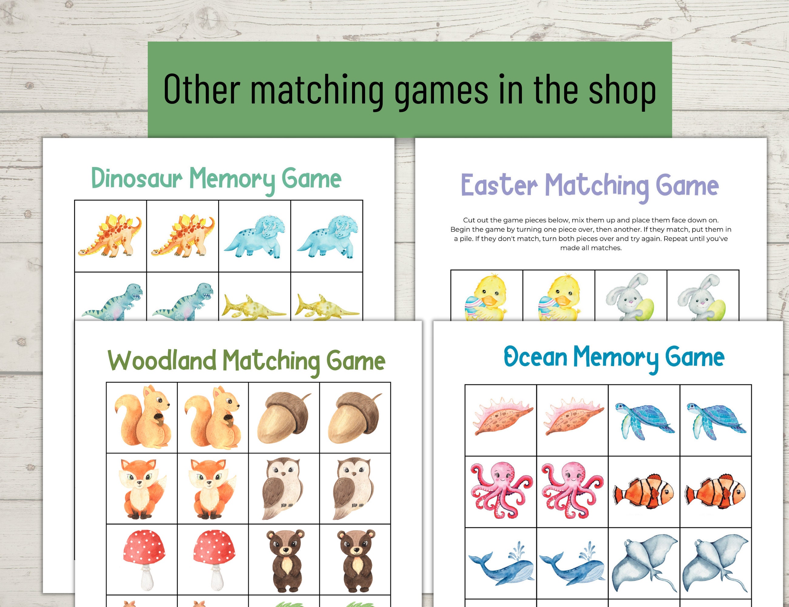 Christmas Matching Game, Printable Christmas Memory Game, Winter ...