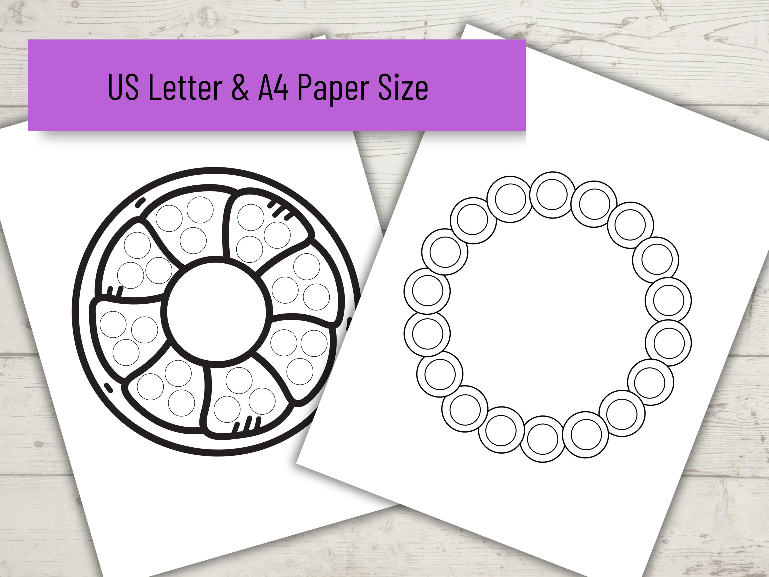 Mardi Gras Dot Marker Printable Activity Pages, Do a Dot Coloring, Do a ...