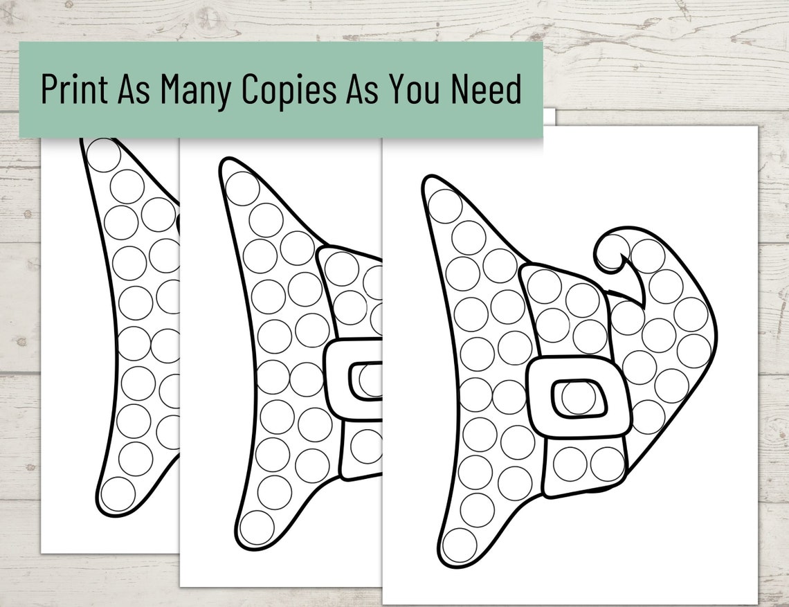 Halloween Dot Marker Printable Activity Pages, Halloween Do a Dot ...