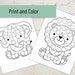 Safari Animals Dot Marker Printable Activity Pages, Do a Dot Coloring ...