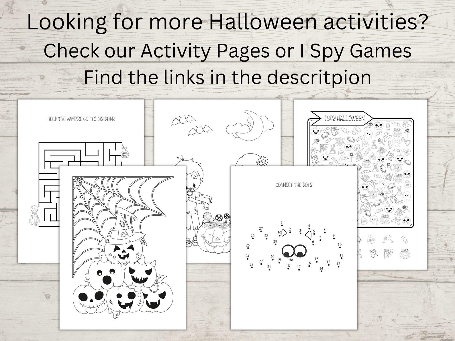 Halloween Dot Marker Printable Activity Pages, Halloween Do a Dot ...