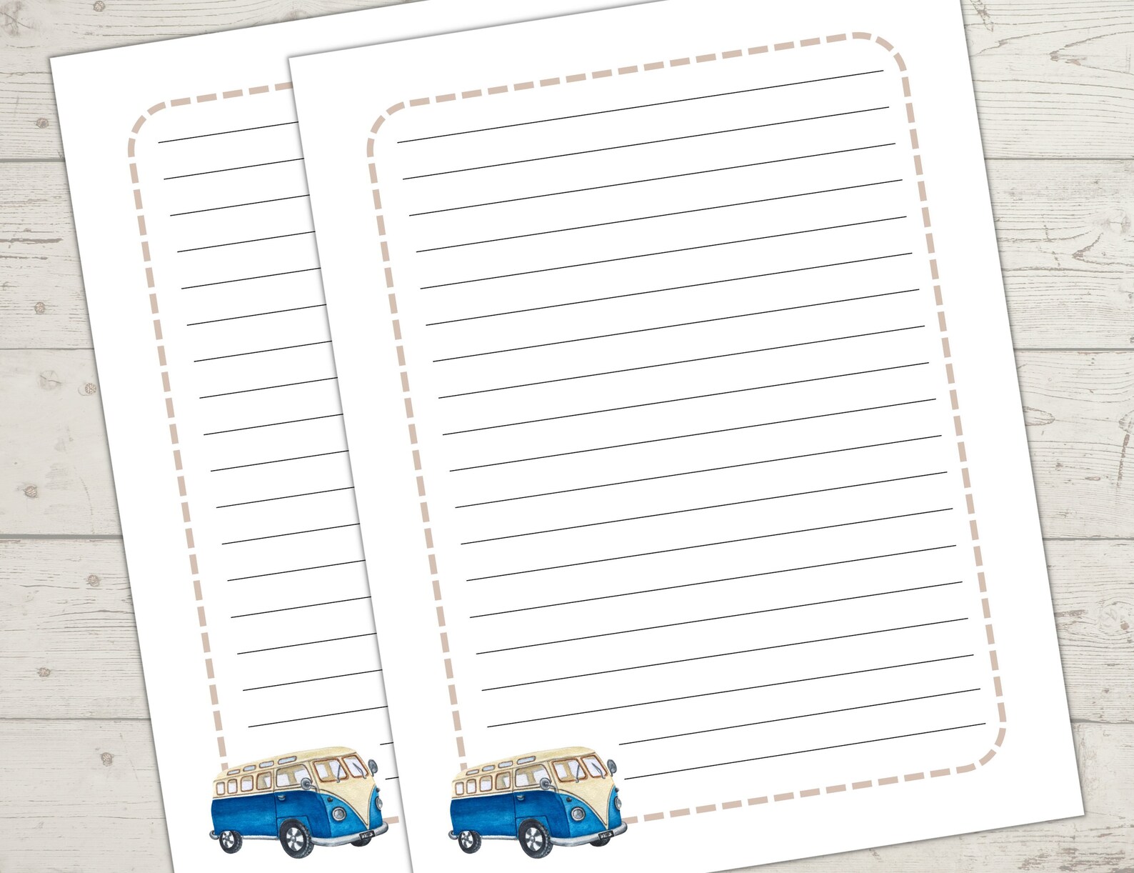 Road Trip Letter Printable, Summer Stationery, Road Trip Journal, Kids ...