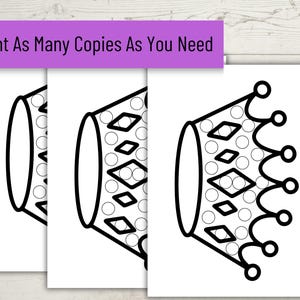 Mardi Gras Dot Marker Printable Activity Pages, Do a Dot Coloring, Do a ...