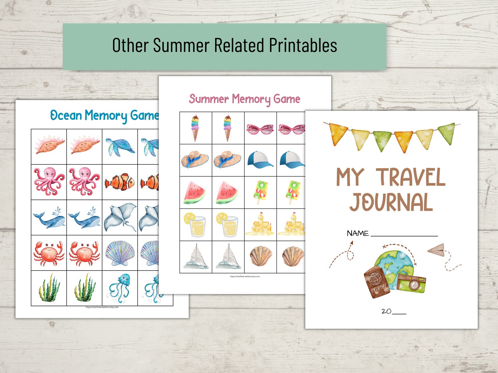 Summer Scavenger Hunt Game, Printable Summer Games for Kids, Summer ...