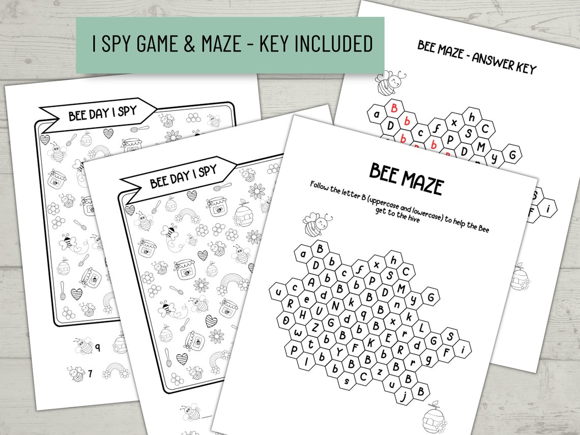 World Bee Day Printable Activity Pages, Bee Day Coloring Pages for Kids ...