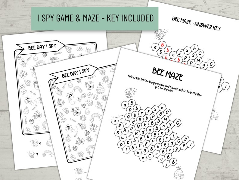 World Bee Day Printable Activity Pages, Bee Day Coloring Pages for Kids ...