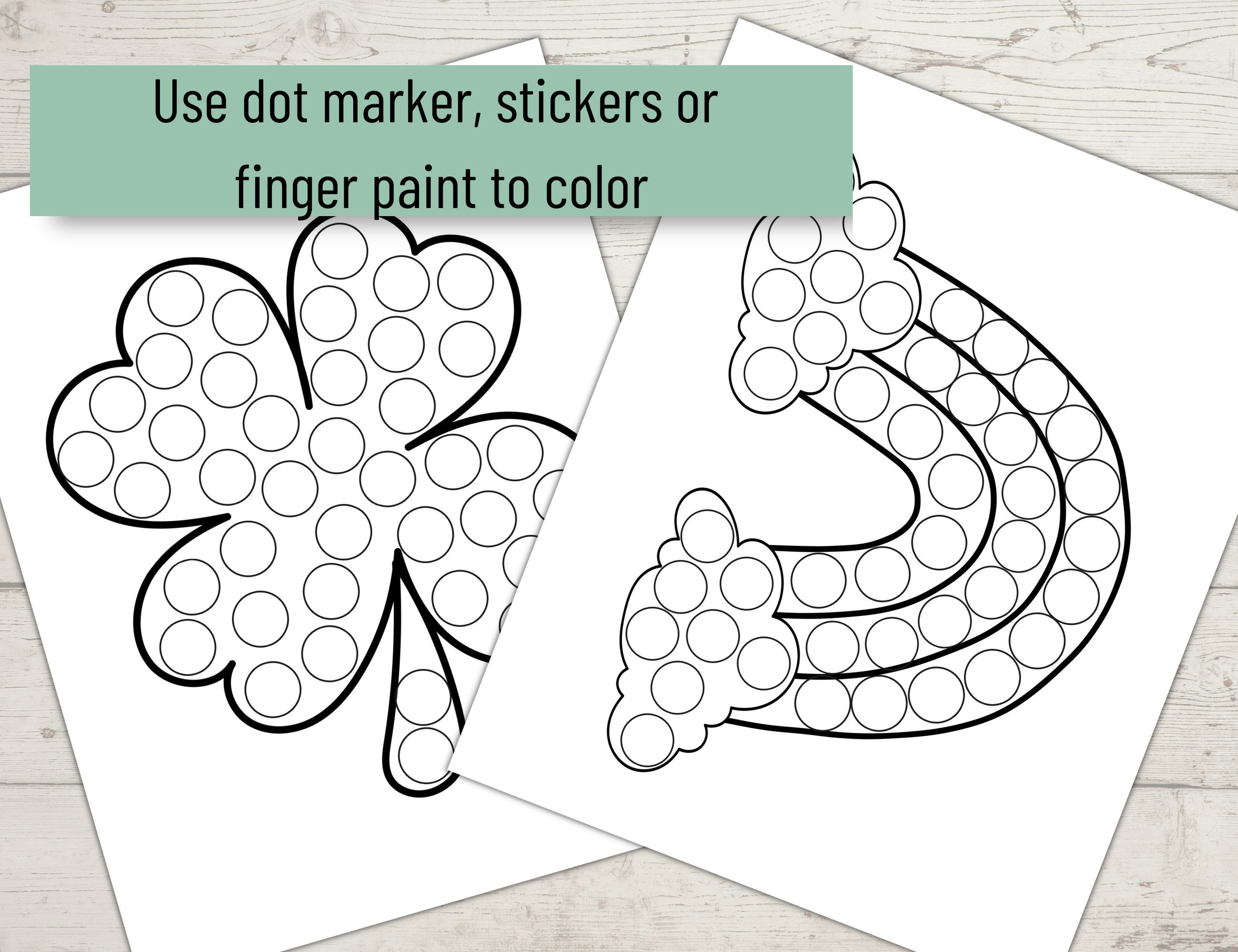 St.patrick's Day Dot Marker Printable Activity Pages, St.patrick's Do a ...
