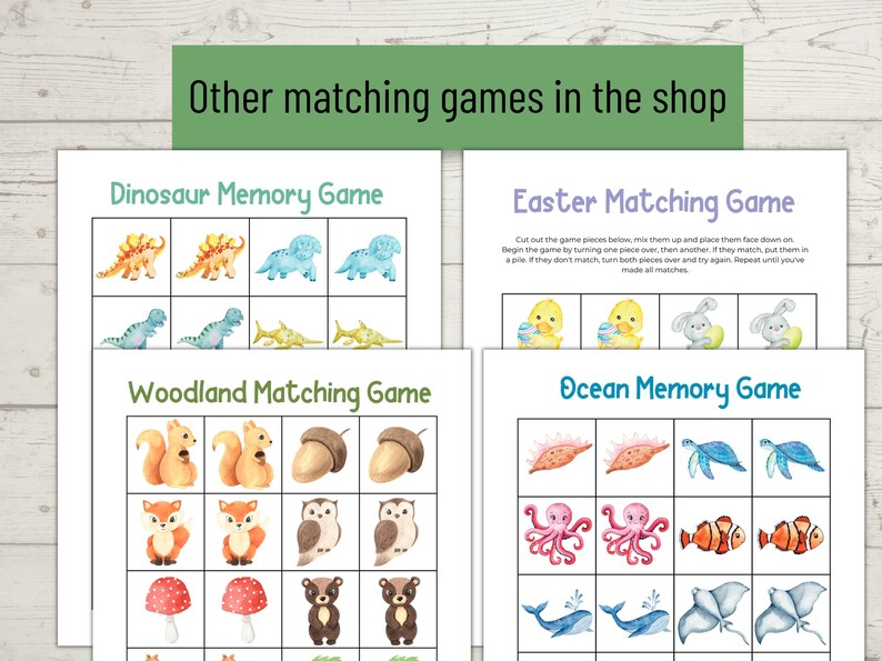 Christmas Matching Game, Printable Christmas Memory Game, Winter ...