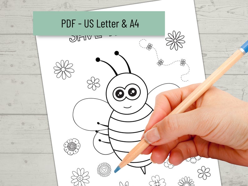 World Bee Day Printable Activity Pages, Bee Day Coloring Pages for Kids ...