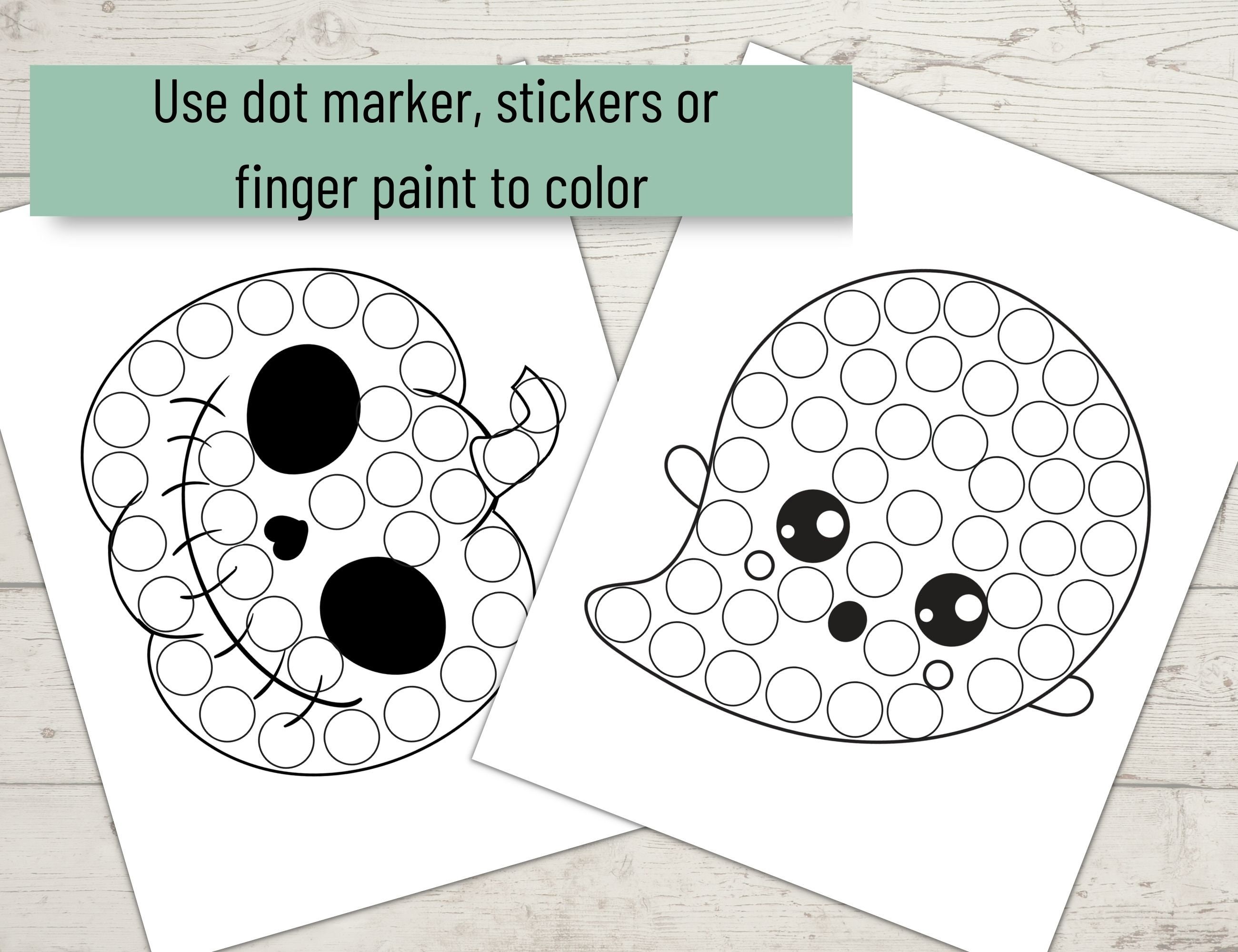 Halloween Dot Marker Printable Activity Pages, Halloween Do a Dot ...