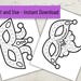 Mardi Gras Dot Marker Printable Activity Pages, Do a Dot Coloring, Do a ...