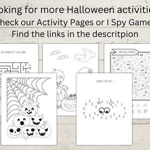 Halloween Dot Marker Printable Activity Pages, Halloween Do a Dot ...