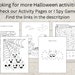 Halloween Dot Marker Printable Activity Pages, Halloween Do a Dot ...