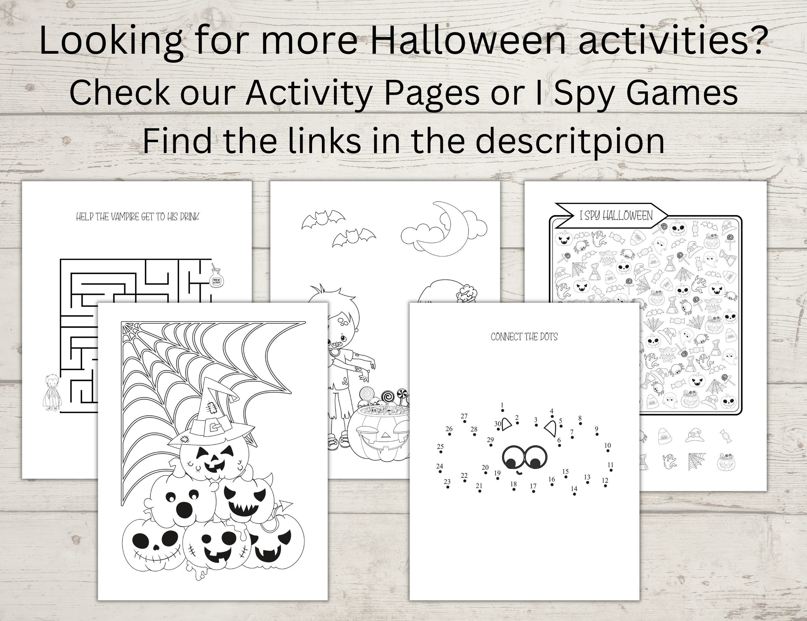 Halloween Dot Marker Printable Activity Pages, Halloween Do a Dot ...