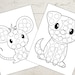 Pets Dot Marker Printable Activity Pages, Do a Dot Coloring, Do a Dot ...