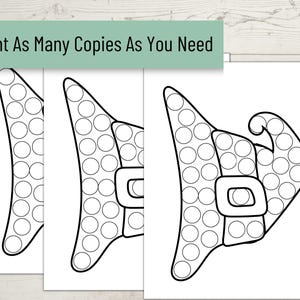 Halloween Dot Marker Printable Activity Pages, Halloween Do a Dot ...