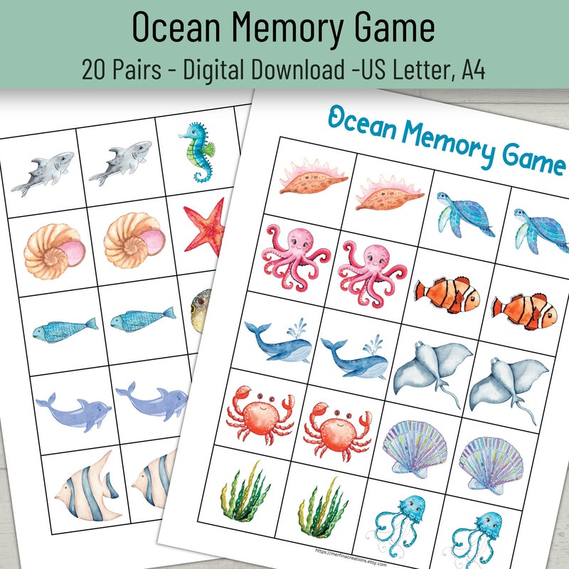 Memory Game - Etsy