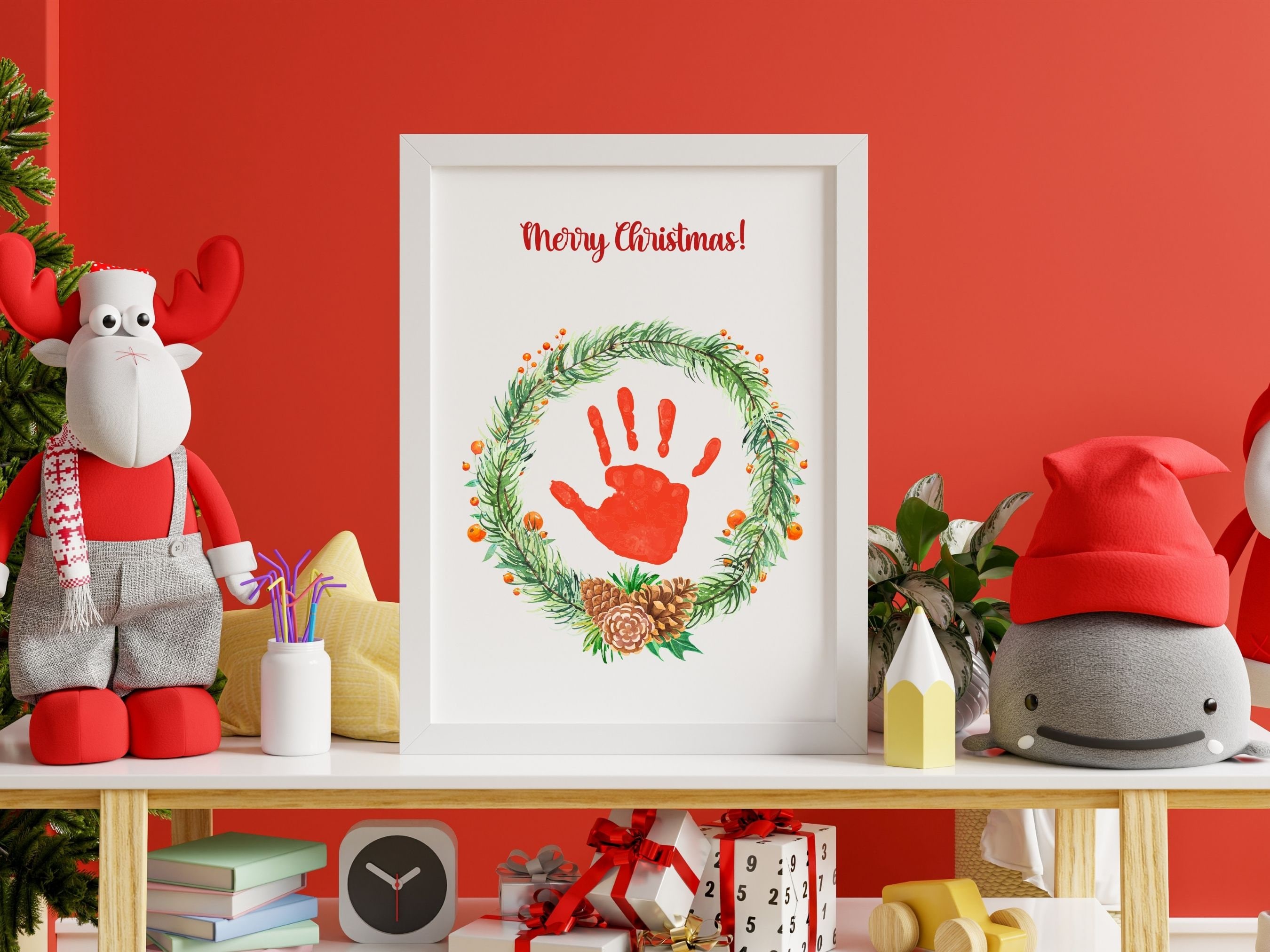 Christmas Handprint Printable Craft, Kids Christmas Keepsake, Toddler ...