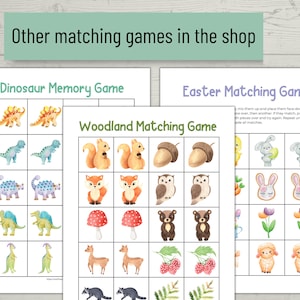 Ocean Matching Game for Kids, Ocean Printable Memory Game, Sea Matching ...