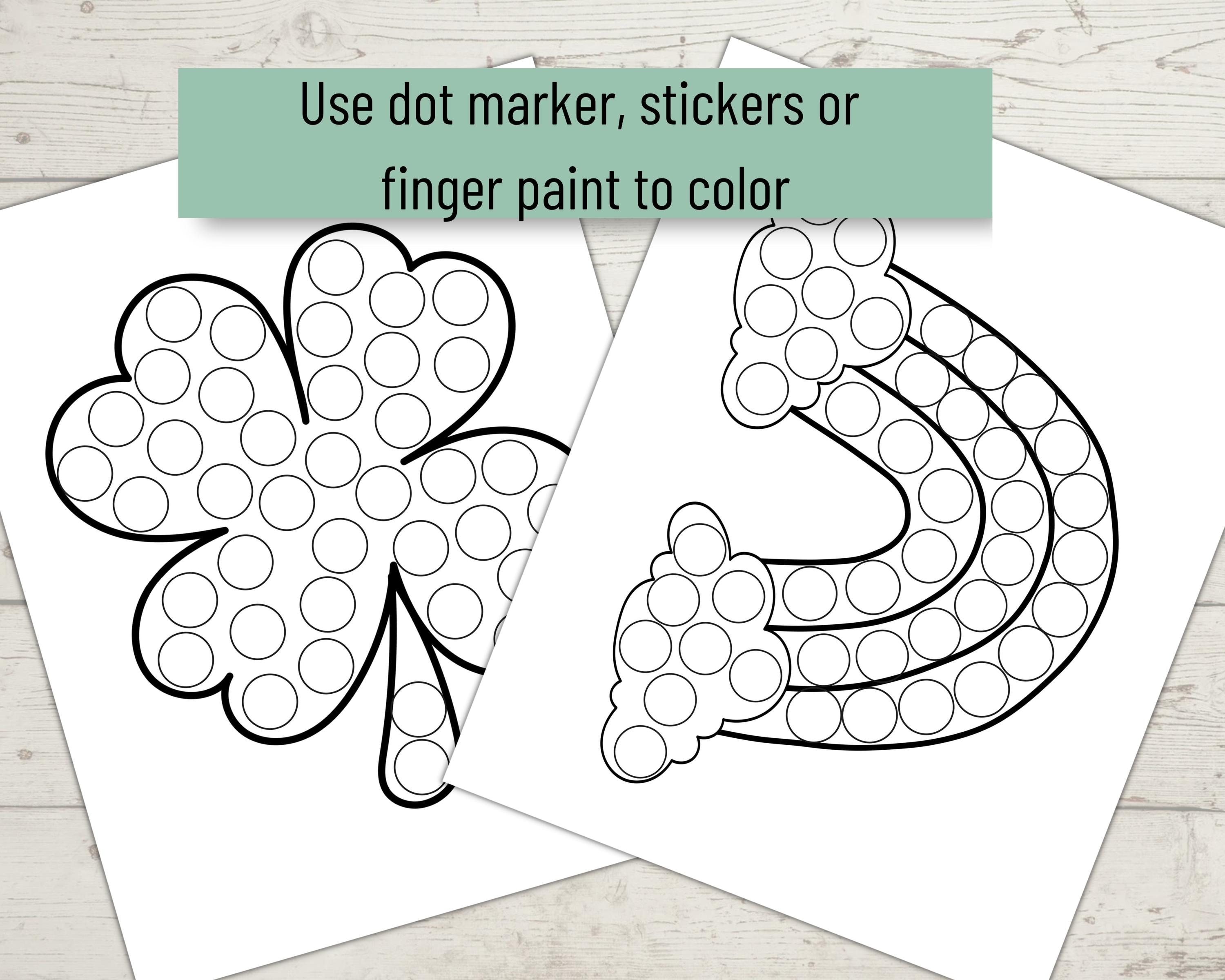 St.patrick's Day Dot Marker Printable Activity Pages, St.patrick's Do a ...