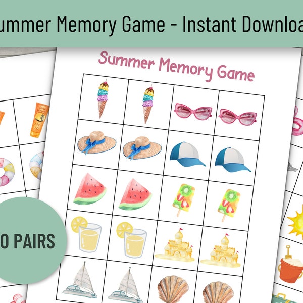 Memory Game - Etsy