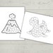 Dinosaur Dot Marker Printable Activity Pages, Do a Dot Coloring, Do a ...